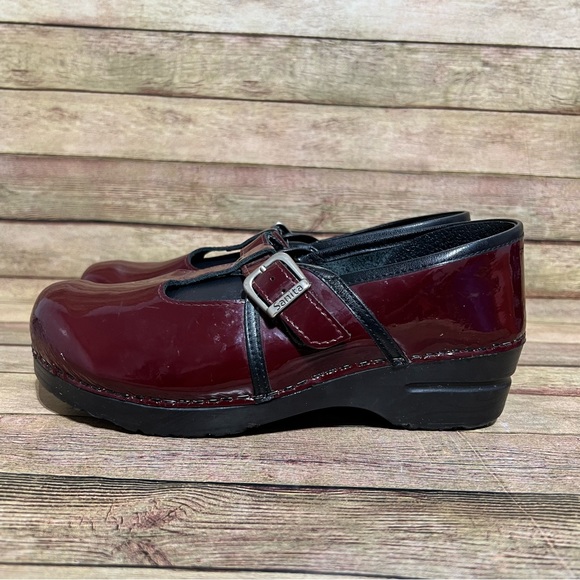 Sanita | Shoes | Sanita Red Patent Leather Mary Jane Clogs | Poshmark